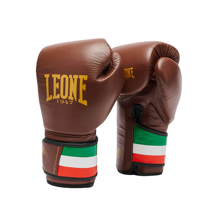 Боксерские перчатки Leone 1947 Guanti Italy 47 GN039 Brown (16 унций)