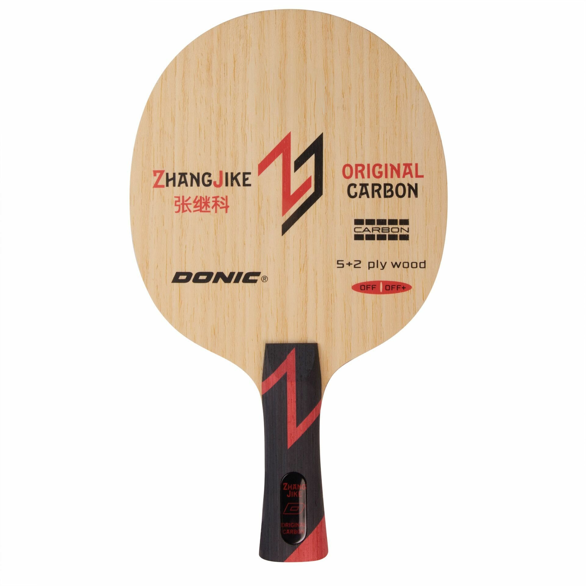 Основание для ракетки настольного тенниса DONIC Zhang Jike Original Carbon, ручка FL (CONC)