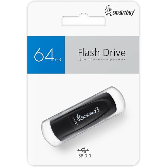 USB флешка Smartbuy 64Gb Scout black USB 3.0