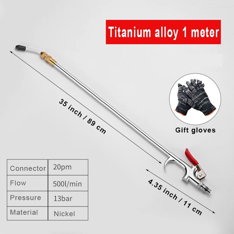 Промышленный продувочный пистолет Air Blow Gun 1M 1pcs