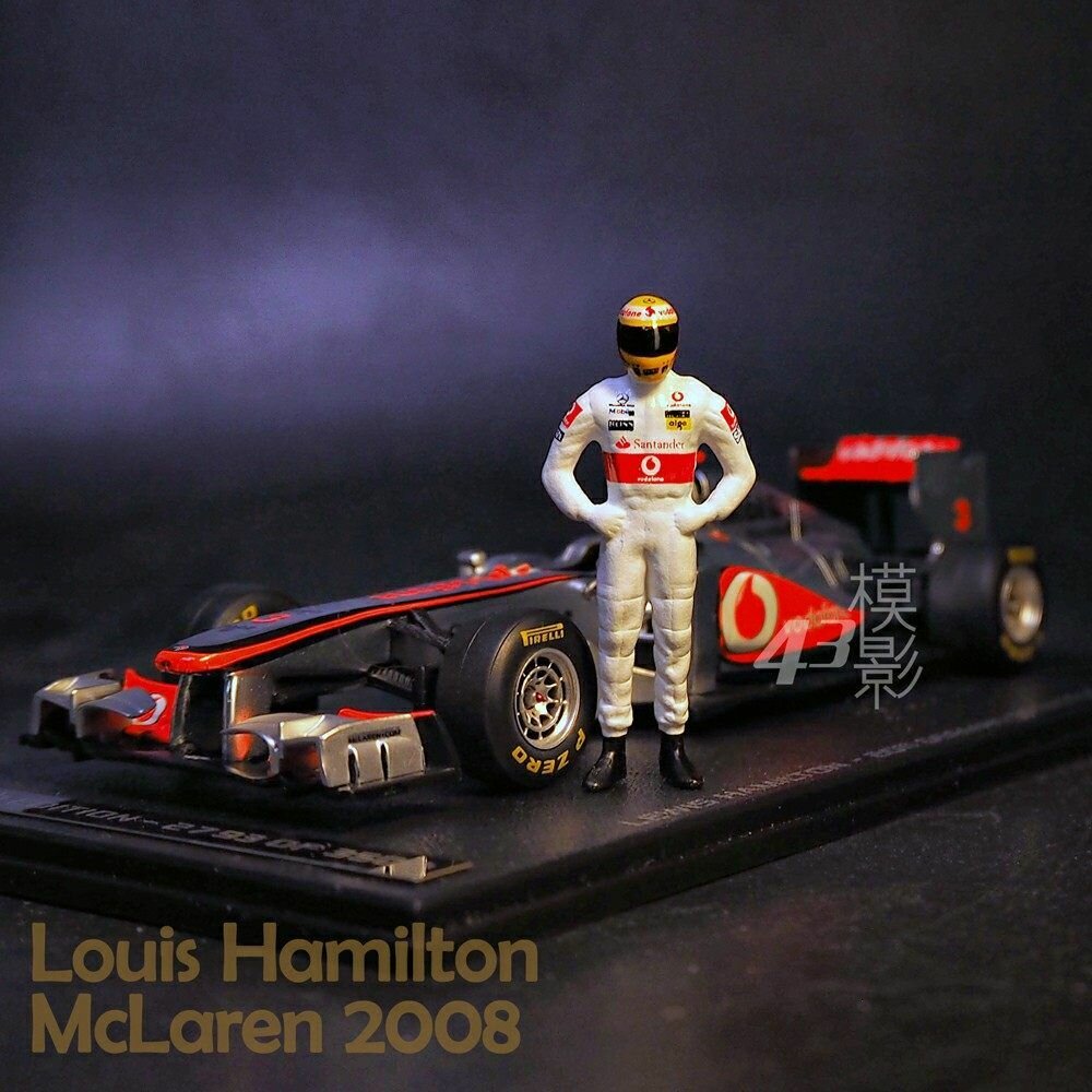 Льюис Хэмилтон, гонщик McLaren F1 2008 года, фигурка в масштабе 1:43