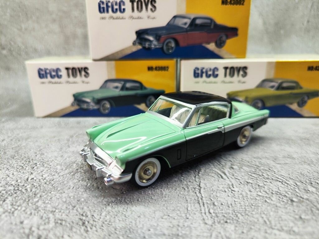 GFCC 1:43 1955 Studebaker Стубек спортивный автомобиль Модель из сплава