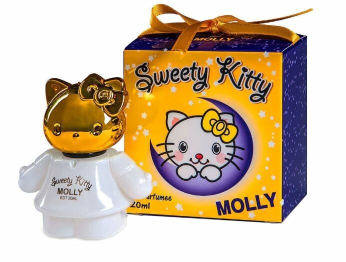 Душистая вода Ponti Parfum Sweety Kitty MOLLY д. в. для девочек 20ml для детей