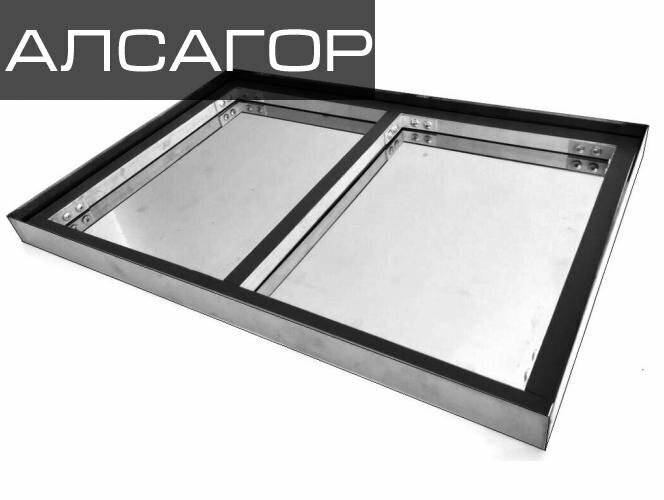 Поддон алсагор из нержавеющей стали невод 1000 х 500 х 60 мм