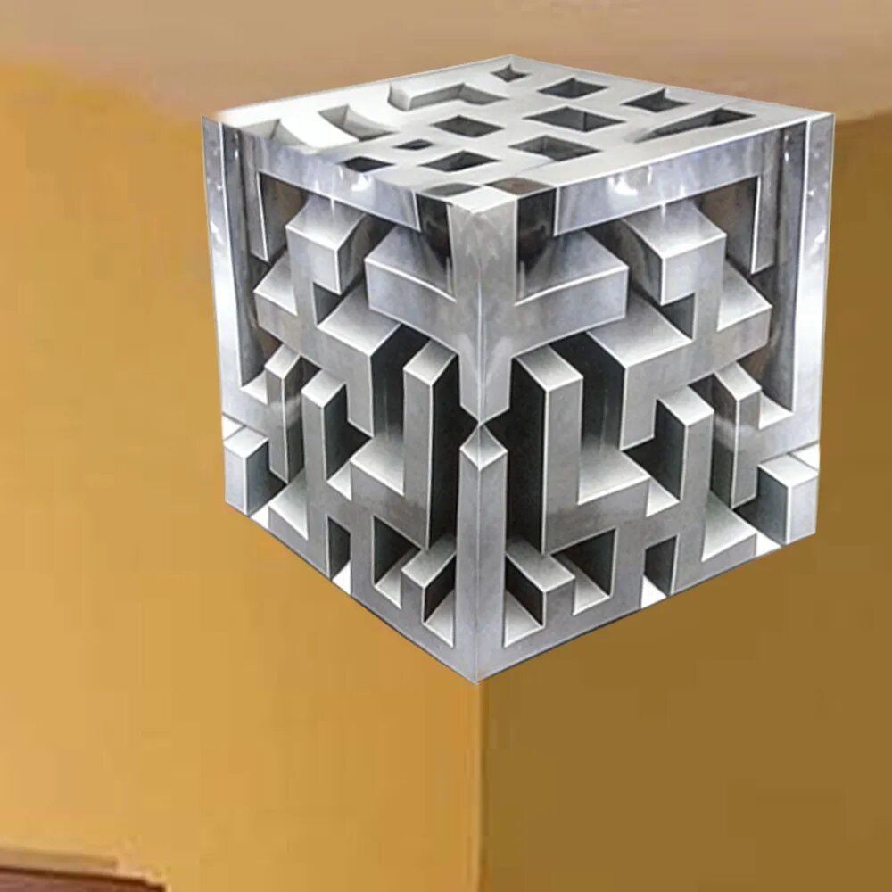 3D-наклейки на стену в виде кубов, трехмерные элементы декора интерьера, подходят для украшения спален или гостиных.