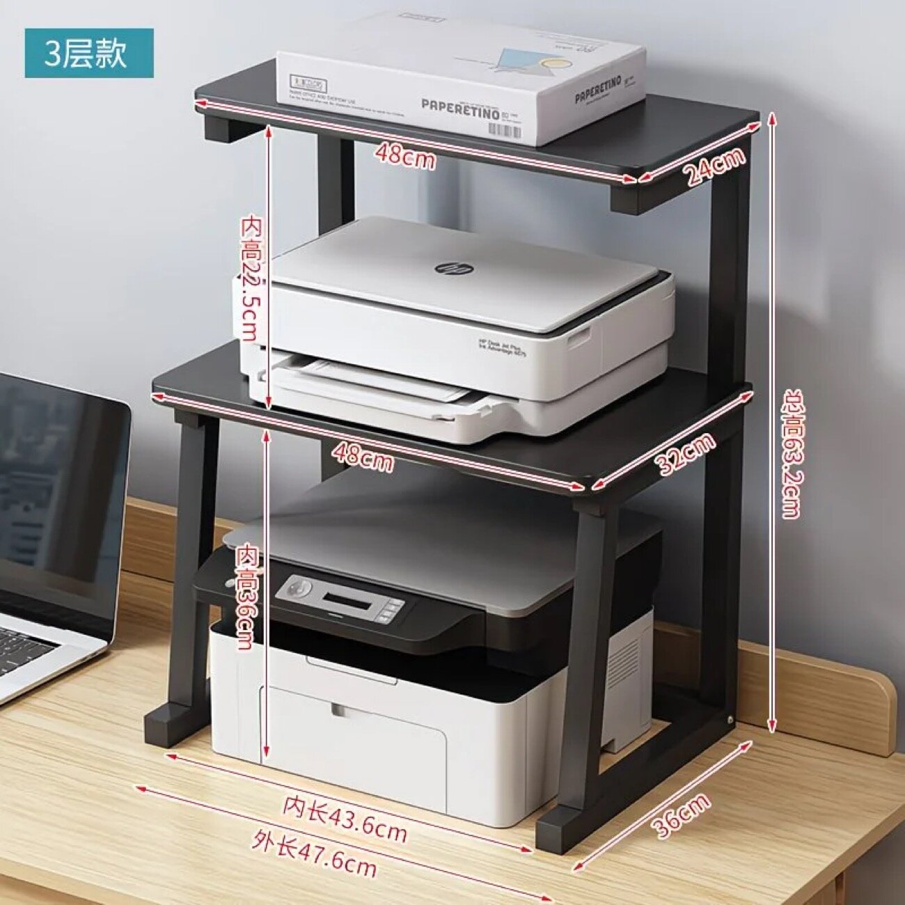 Полка для кухонной мебели Настольная Угловая, 35х30х63 см, 1 шт.