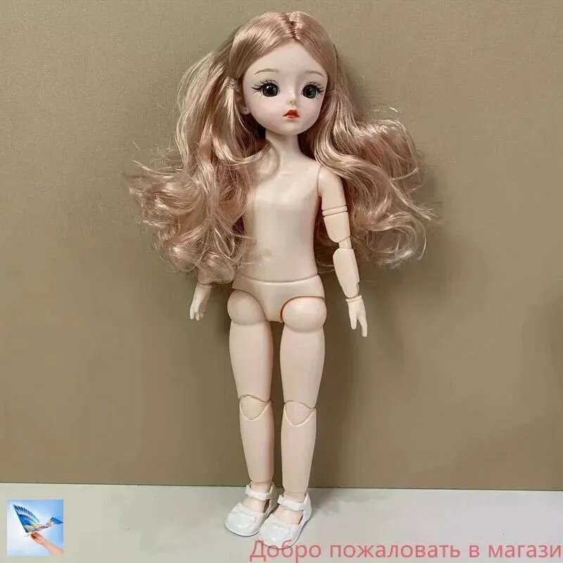 1 / 6 BJD Кукла 30 см шарнирная подарочная кукла для девочек. Кукла с длинными волосами