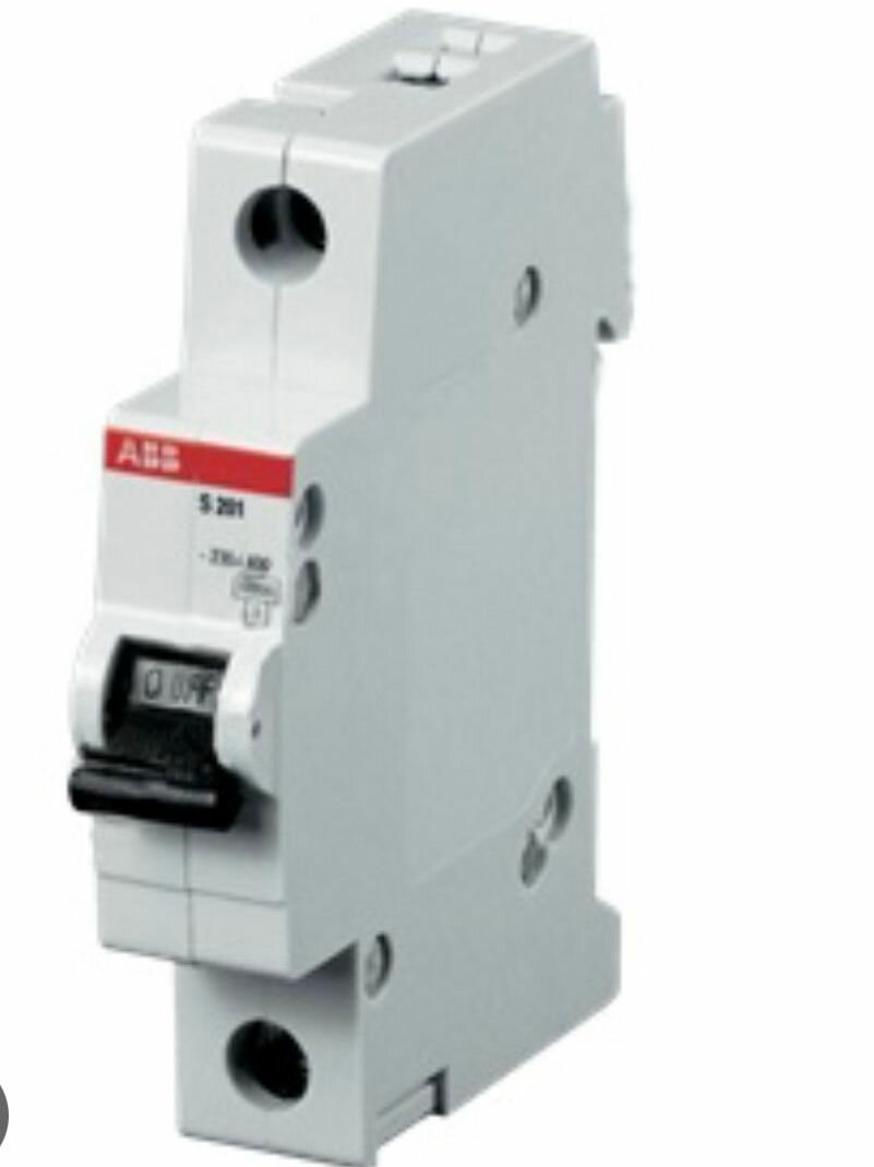 ABB S201 Автоматический выключатель 1P 1,6А (D) 6kA