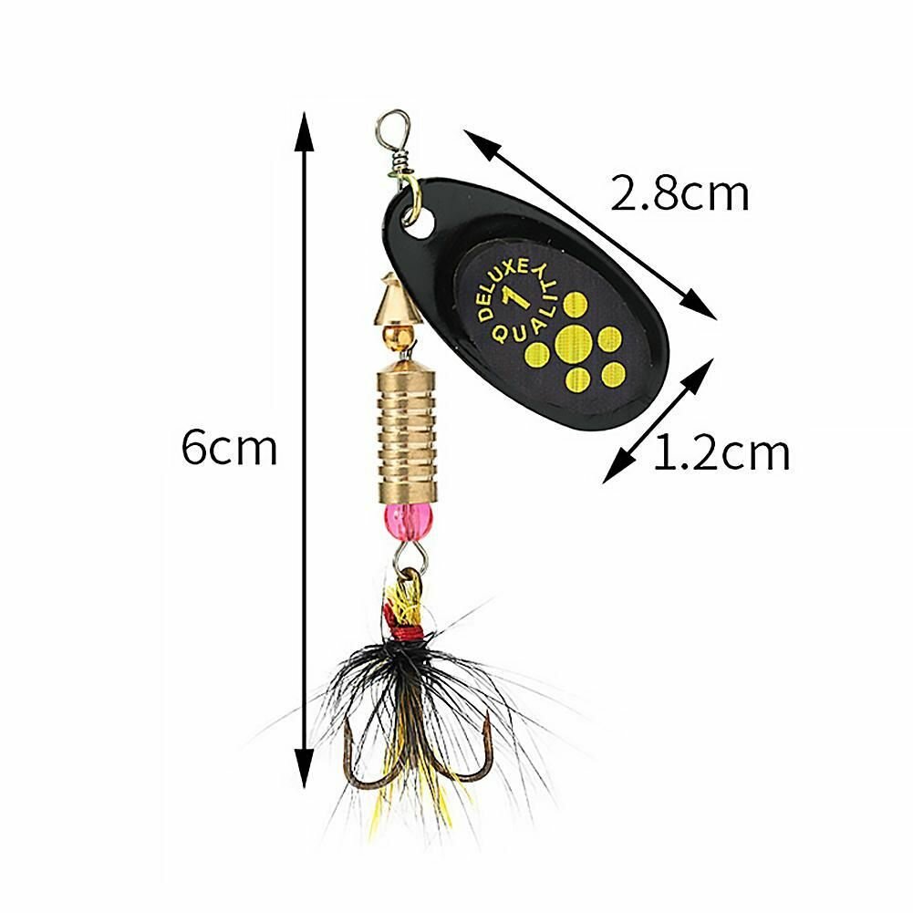 Блесна вращающаяся для рыбалки №3. Приманка на щуку, окуня, форель