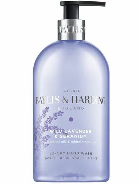 Baylis & Harding - Wild Lavender & Geranium Hand Wash Жидкое мыло для рук 500 мл