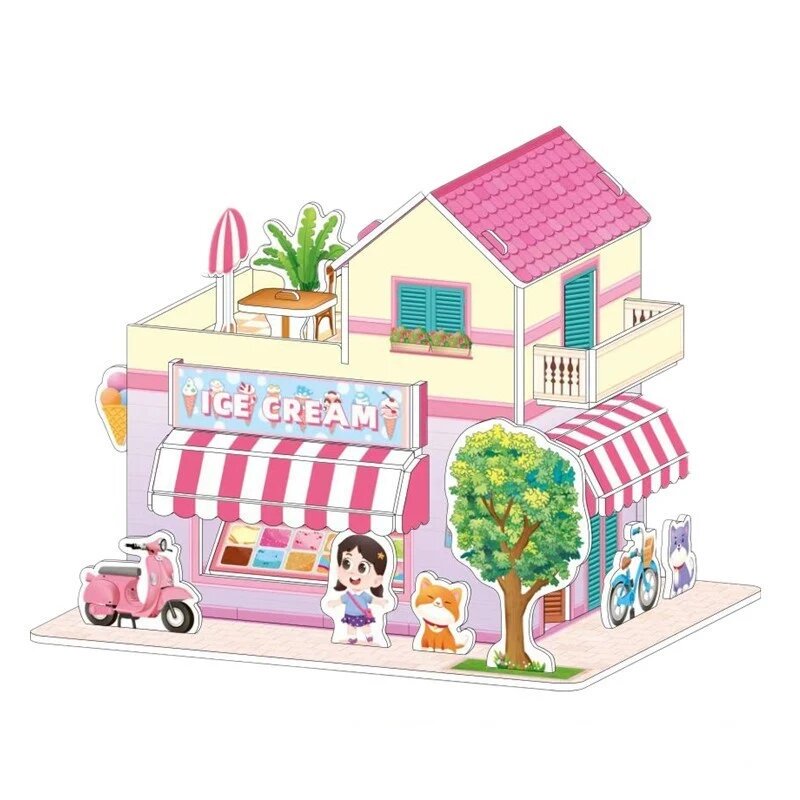3D головоломка "Ice Cream" Розовый, Цвет: 30