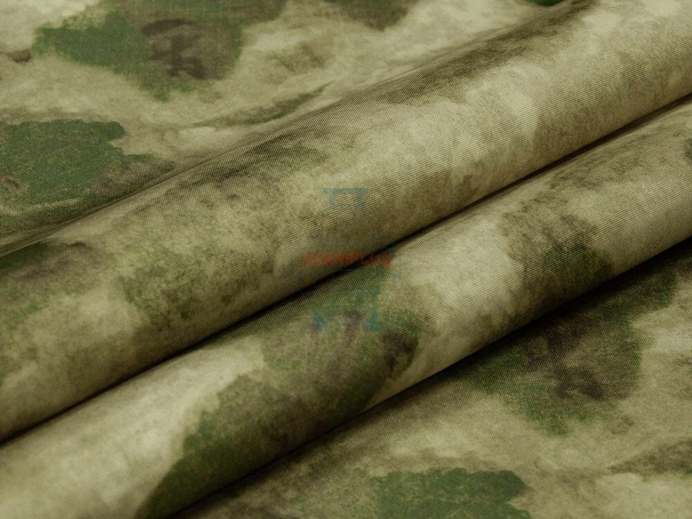 Ткань Оксфорд 600D рипстоп 1000 PU WR мох №410 330 гр/м. п - отрез 1,5 х 2 метра