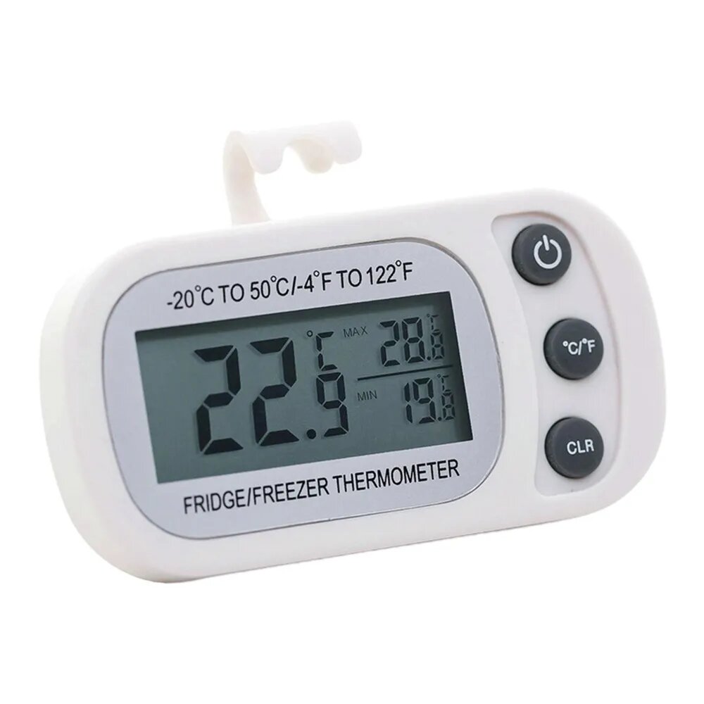 Беспроводной термометр для холодильника с выносным датчиком, монитор температуры с записью максимальных и минимальных значений