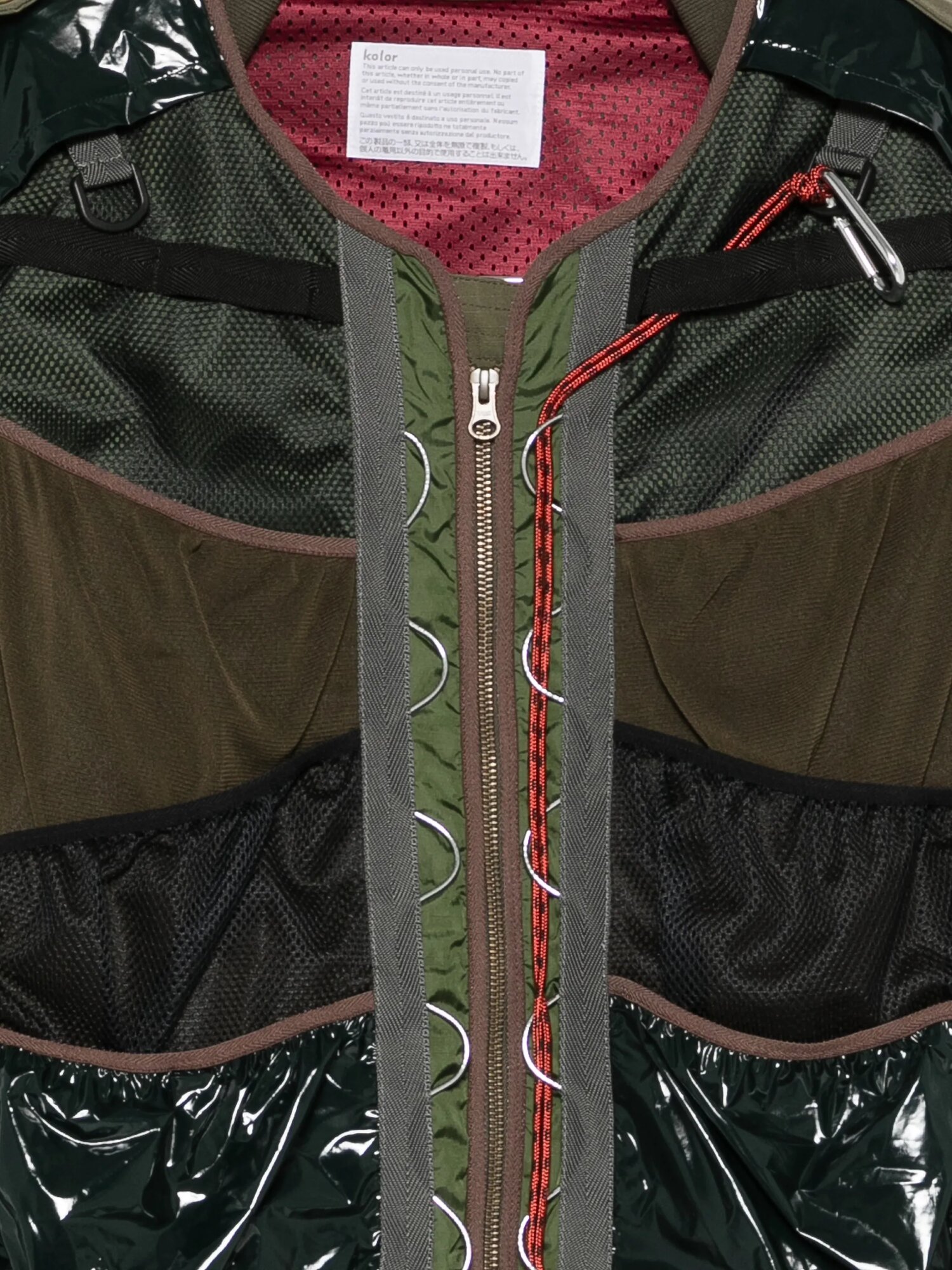 Куртка Kolor Zip-up jacket, размер 50, зеленый, — фото 1
