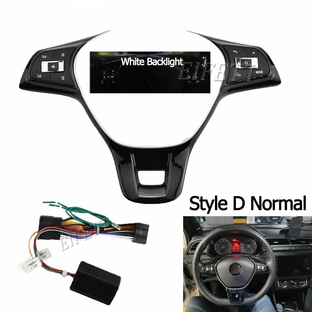 Многофункциональная улучшенная кнопка управления на рулевое колесо для Volkswagen Polo, VW Golf 2014-2019, Passat, Jetta