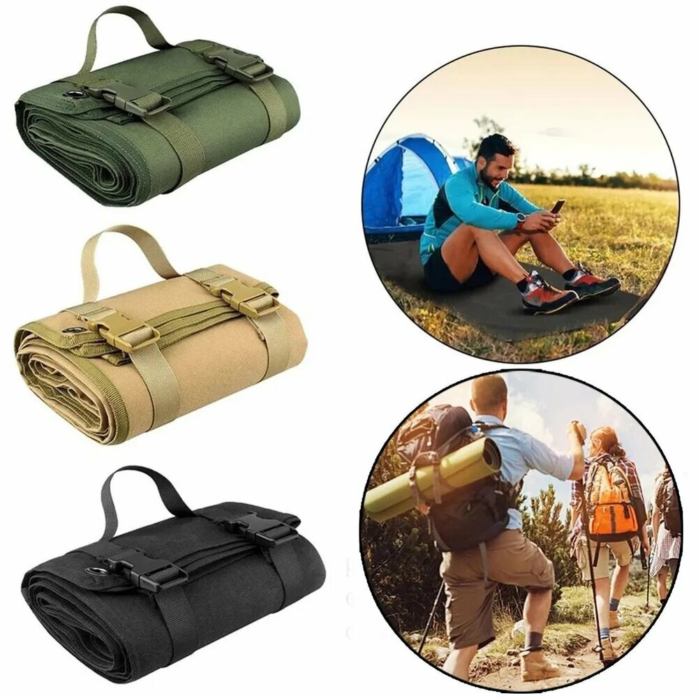 Универсальный Тактический Коврик для Стрельбы и Отдыха: Складной, Влагозащитный, для Тренировок, Полевых Условий, Кемпинга и Походов