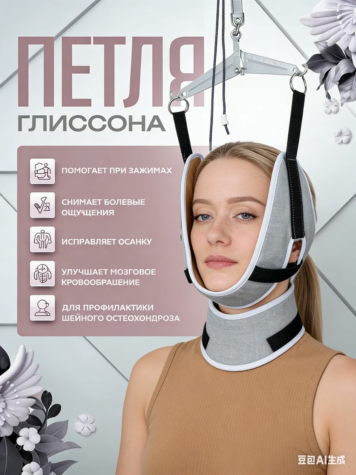 Усиленная петля Глиссона с креплением для турника