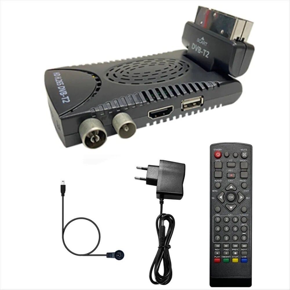 Цифровое Наземное Телевидение DVB-T2 Full HD, Декодер EPG, Приставка С Вилкой ЕС