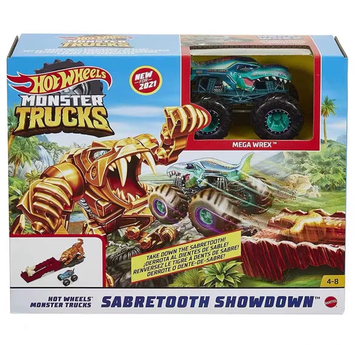 Mattel Hot Wheels Track Series Stunt Set Cart Slide Boy Игрушечный подарок