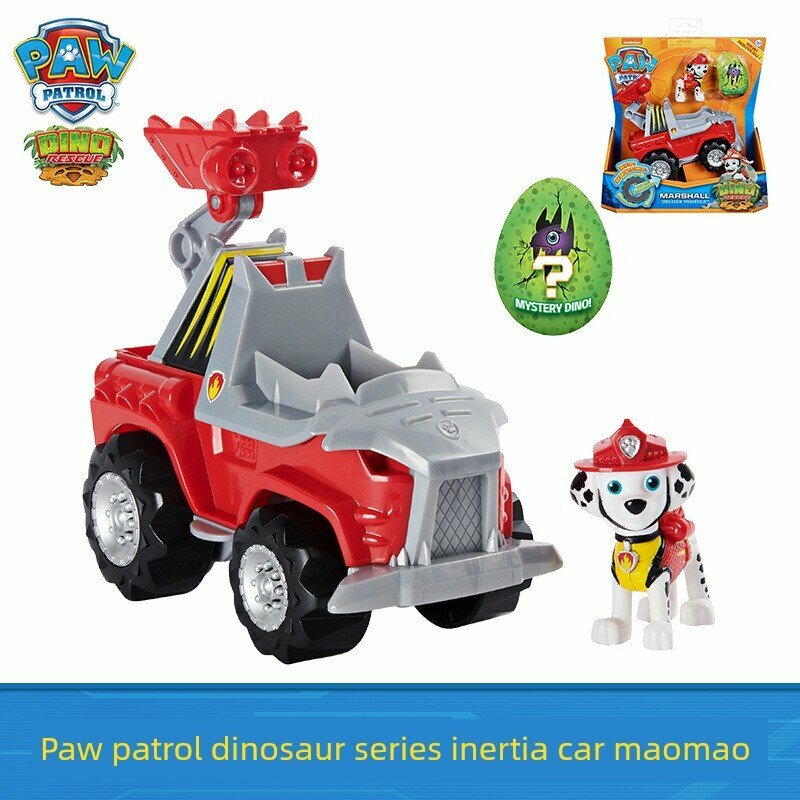 Paw Patrol Dino Rescue Team Chase Off-Road Vehicle Toy for Kids, 12cm, Dino Wild Series