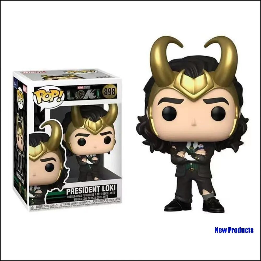 Эксклюзивная фигурка Локи Президент 898 Marvel от Funko Pop