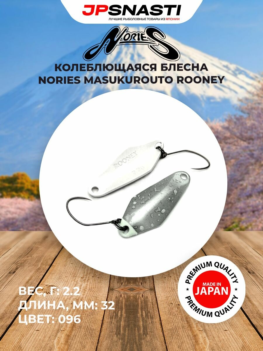 Блесна NORIES MASUKUROUTO ROONEY 2.2гр цвет 096