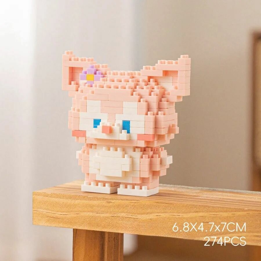 Мини-конструктор, 3D фигурка/игрушка из мультиков