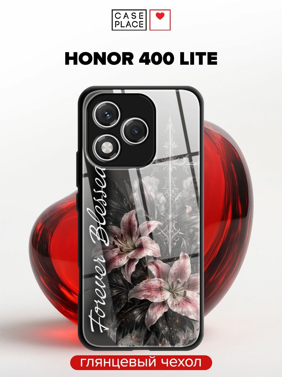 Чехол на Honor 400 Lite / Хонор 400 Лайт с принтом "Forever blessed"