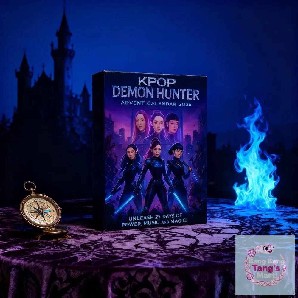 Адвент-календарь KPOP Demon Hunter Advent Calendar 2025 из акрила с фигурками для подарка, 26*18*3 см — фото 1