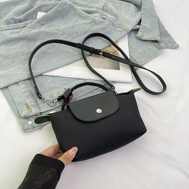 Нишевая мини-сумка через плечо для женщин, модный хит лета 2025 года, популярный товар у интернет-знаменитостей, стильная сумка-кроссбоди, милая сумка-пельмень.