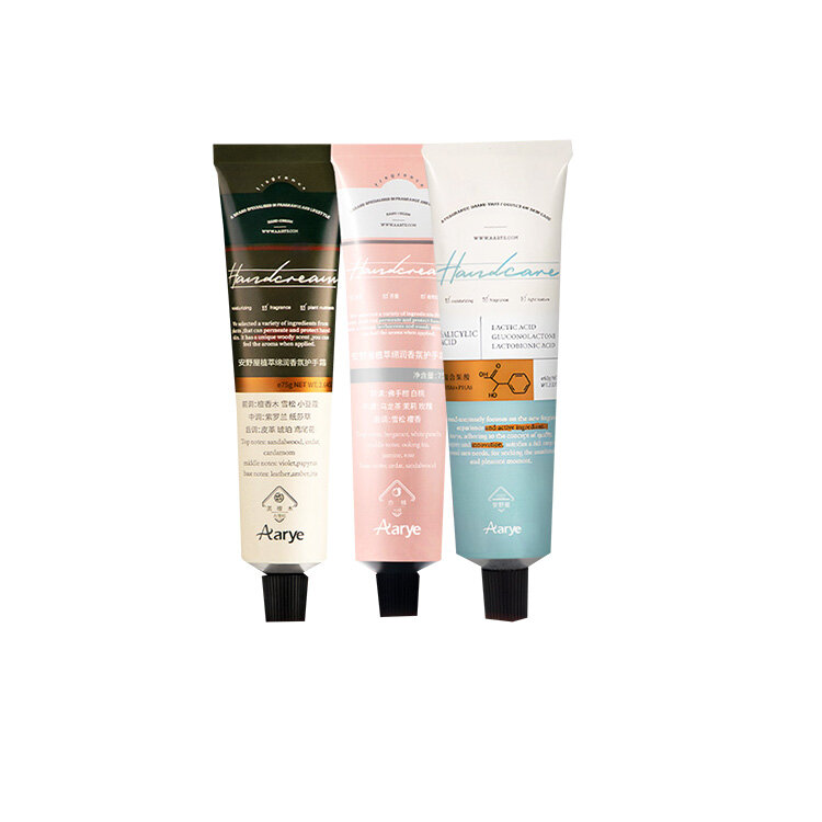 Крем для рук унисекс Aarye с альфа-гидроксикислотами и ароматическим маслом, 75г*3