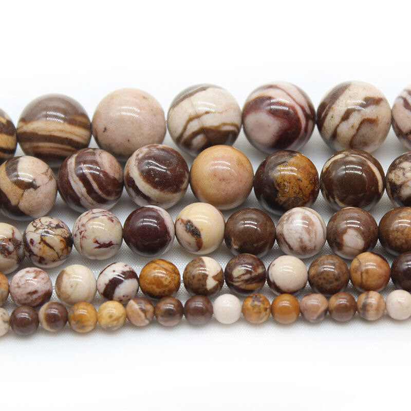 Матовые австралийские зебра яшмы бусины Super search 4-12 мм 6mm 63pcs beads