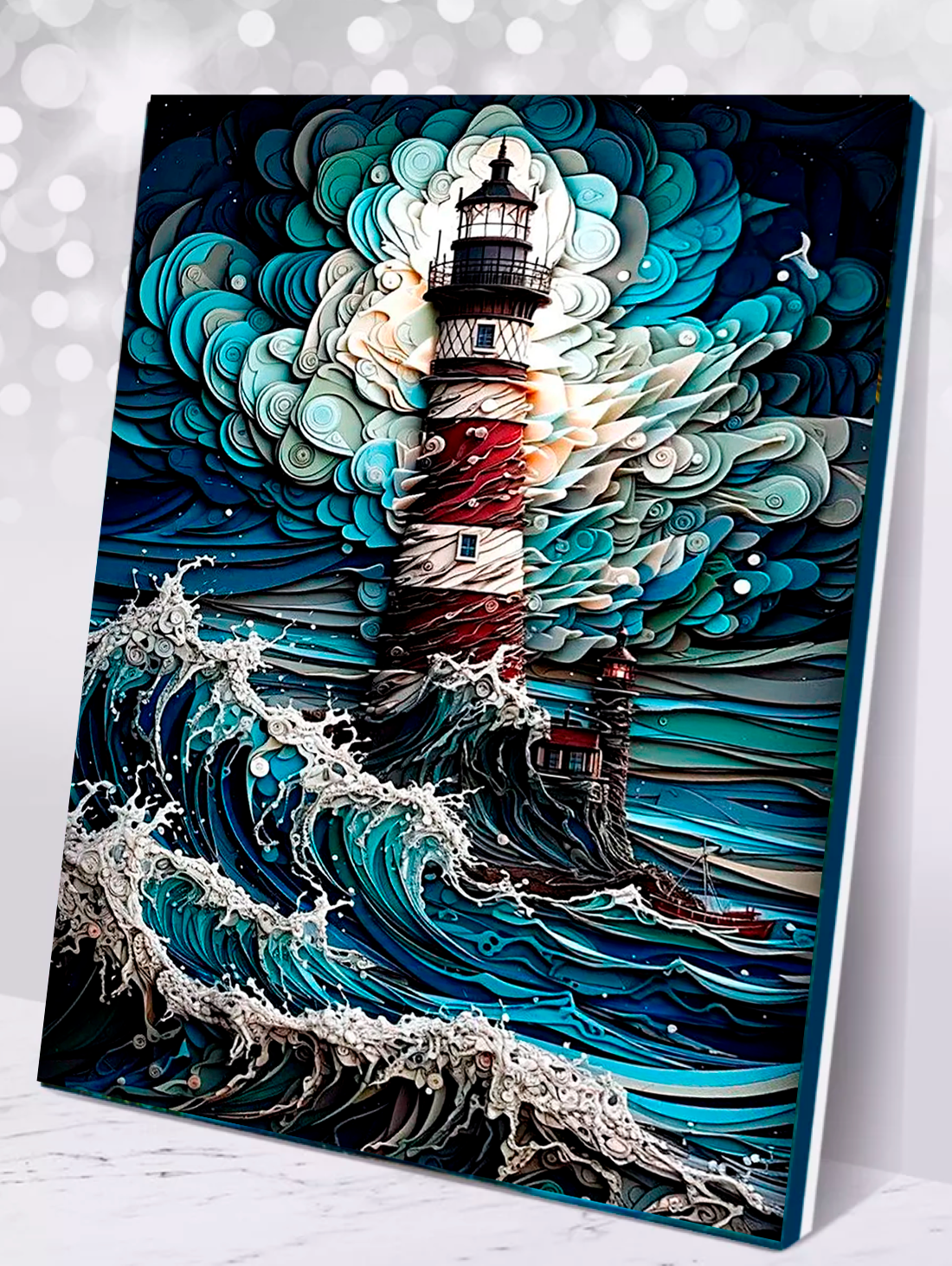 Картина по номерам "Маяк", хлопковый холст на подрамнике 40х50 см, акрил, 000 Art Hobby Home