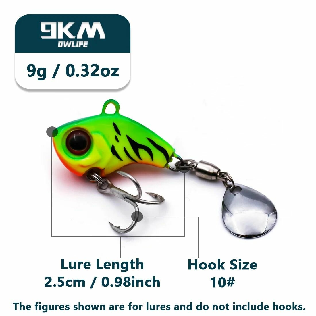Рыболовные приманки VIB Crankbait 9KM DWLIFE