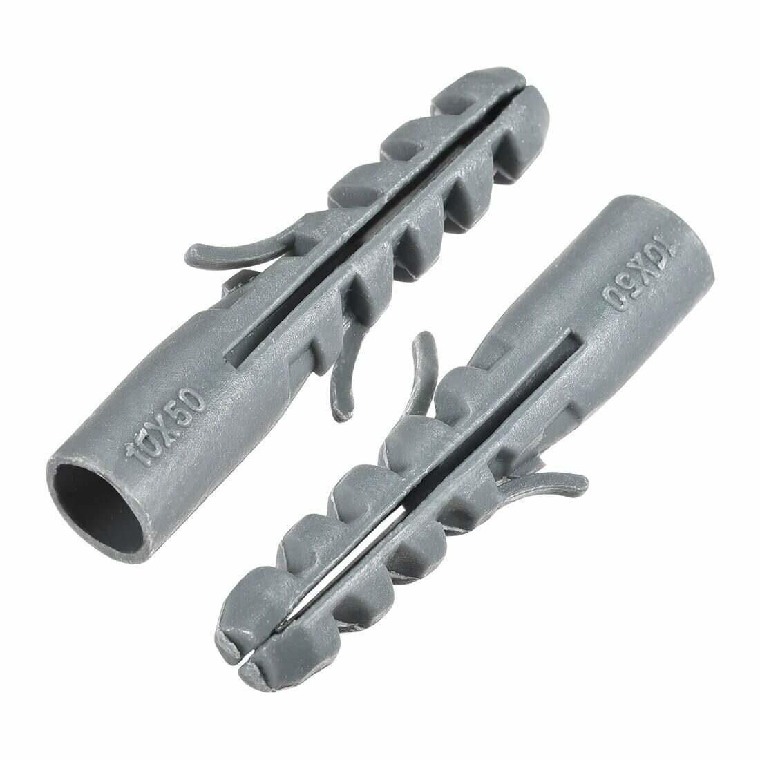 Винтовая расширительная трубка, 20 шт, 10 мм x 48 мм, пластиковые анкерные болты, расширительная труба, колонна, дюбель