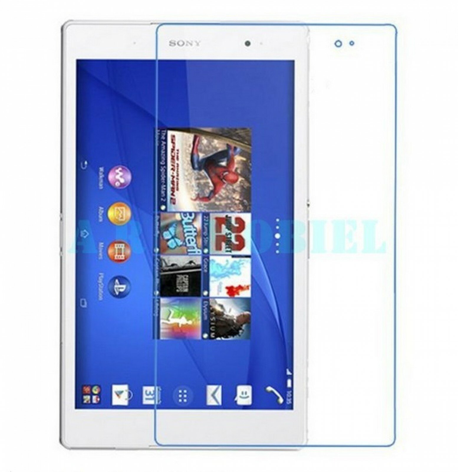 Защитная пленка MyPads для планшета Sony Xperia Z3 Tablet Compact глянцевая полимерная