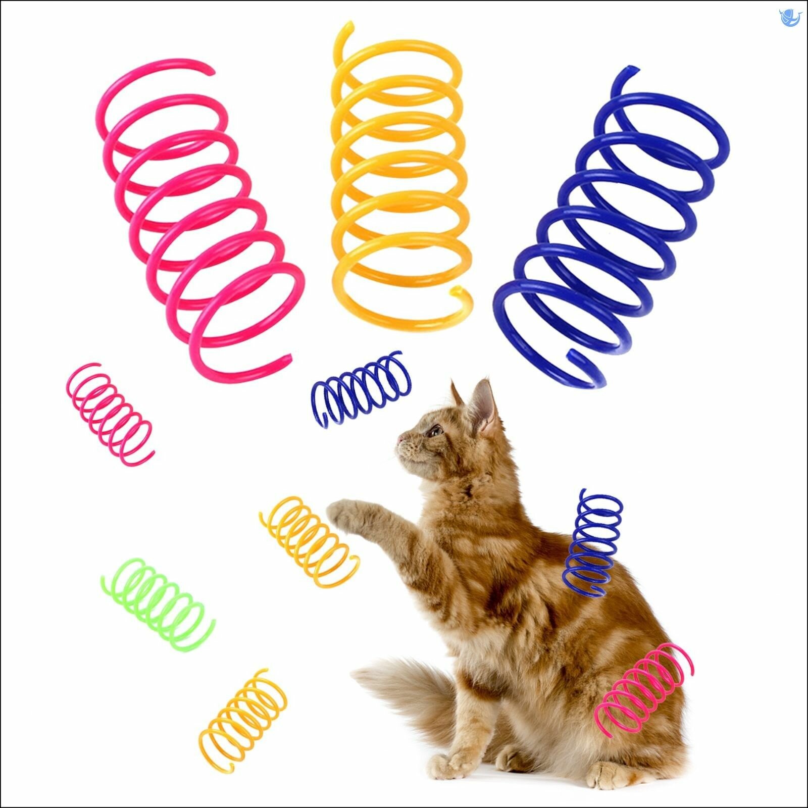 Набор спиральных игрушек для кошек, - 20ШТ