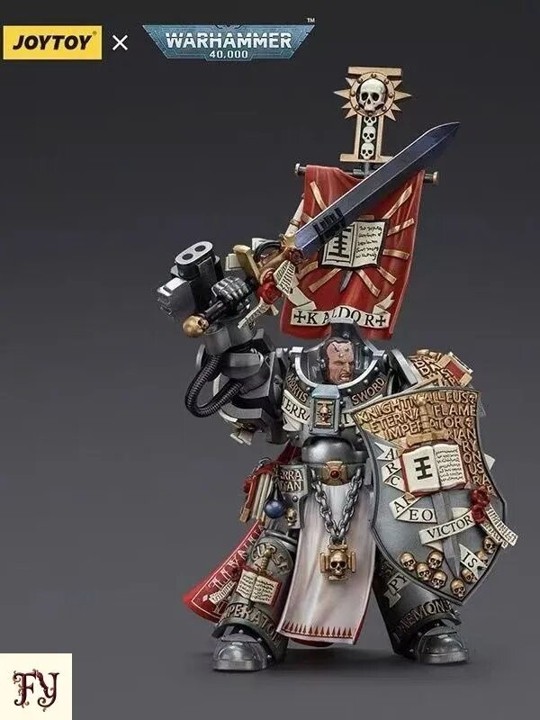 Подвижная фигурка JOYTOY Warhammer 40K 1/18 Серые рыцари Калдор Драйго