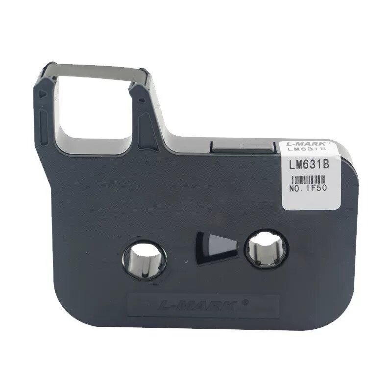 Лента L-MARK LM631B, этикетка LK-360, белая, лента для нумератора LM612W, клейкая этикетка LM631B черная лента