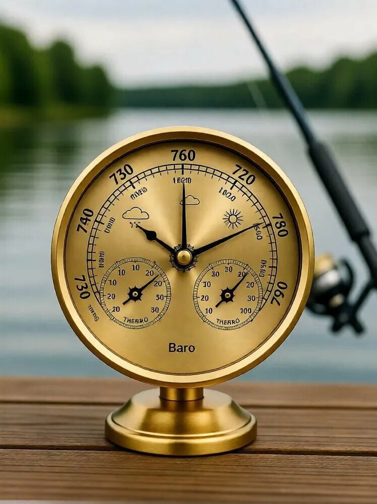 Барометр, термометр, датчик атмосферного давления, температуры и влажности, Gold