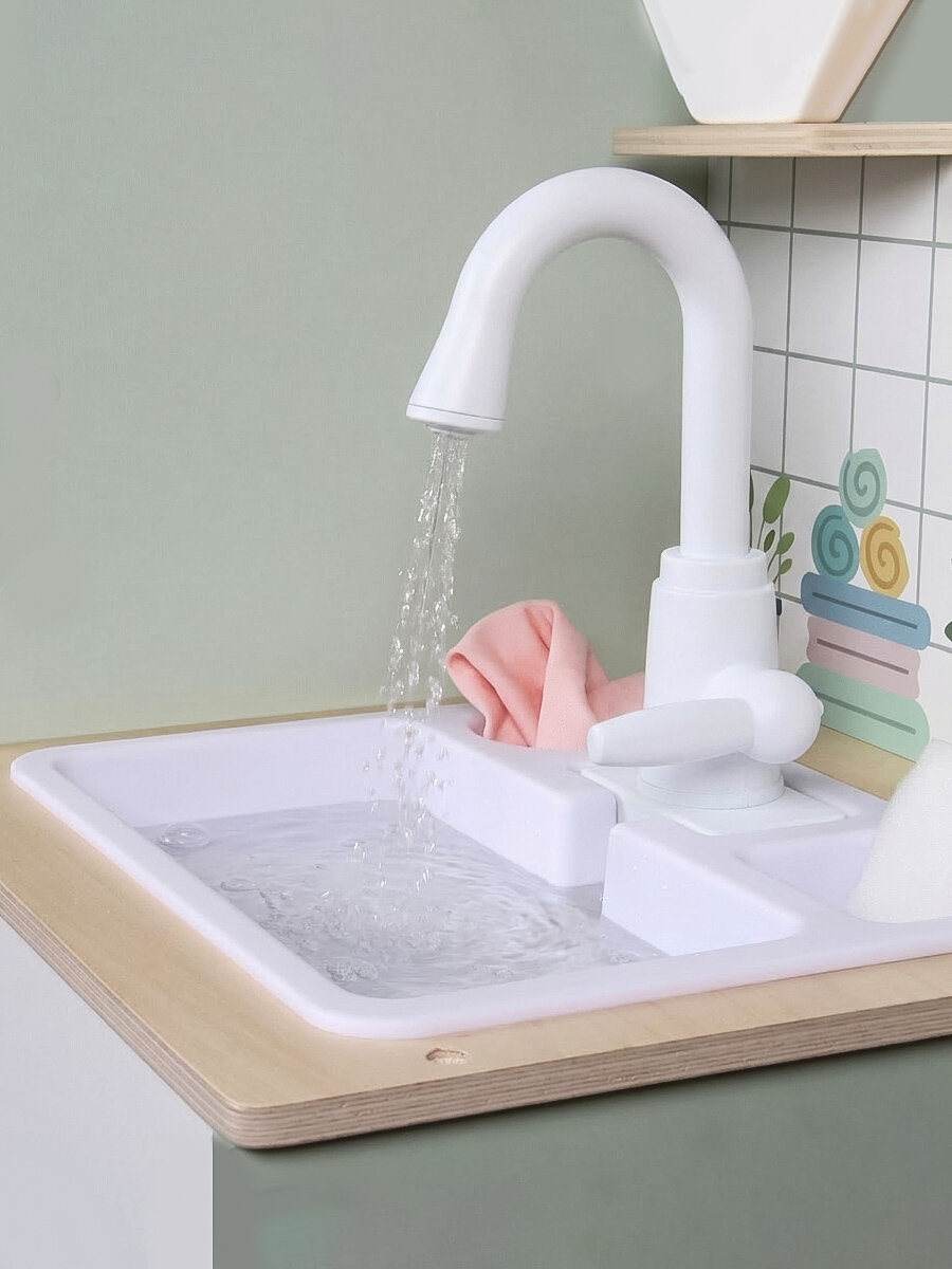 Кран для кухни Lisa Doll "Кран" белый, для моделей кухонь бренда Lisa Doll