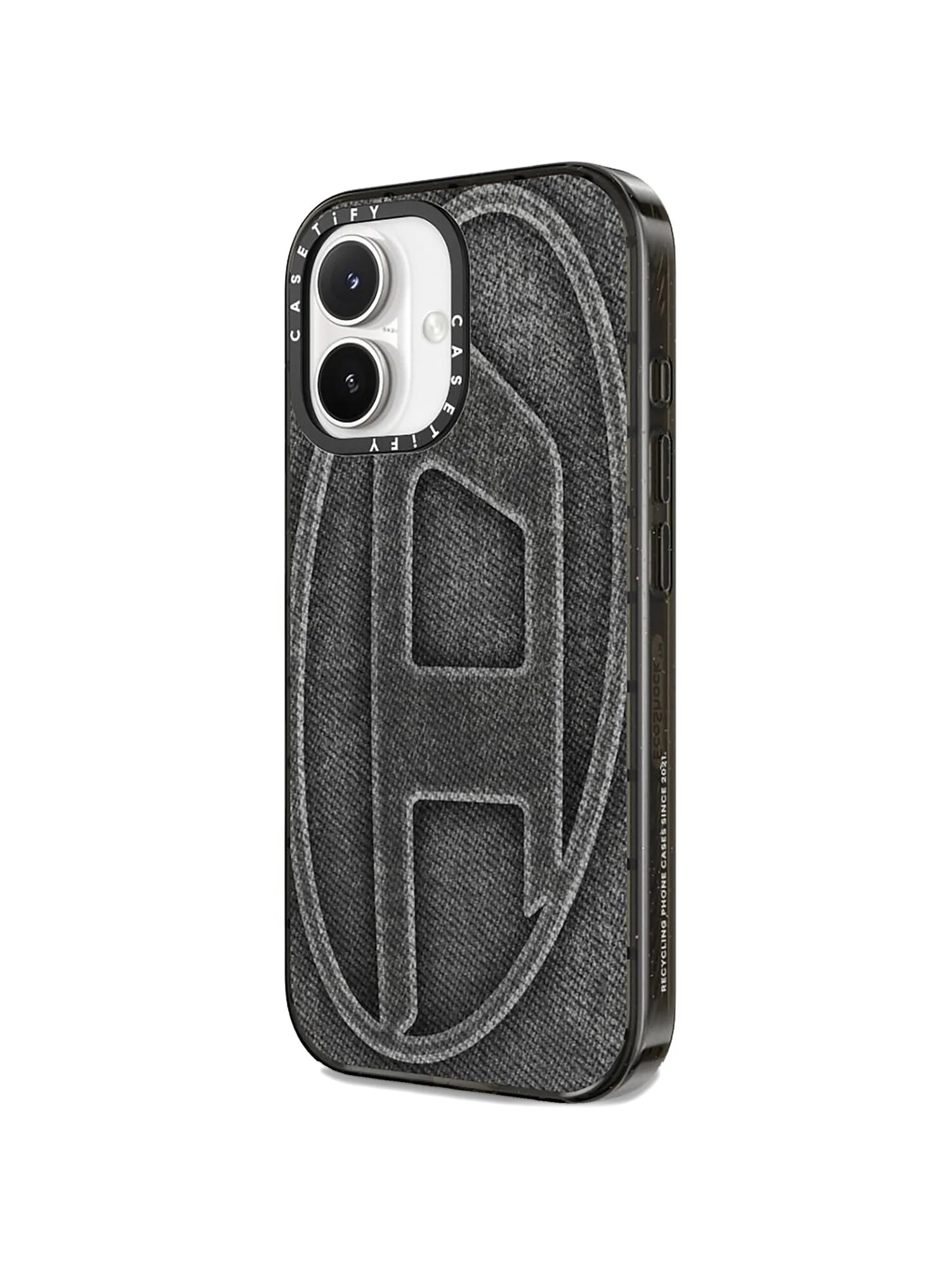 Чехол для iPhone 17, деним-эффект, черный — фото 1