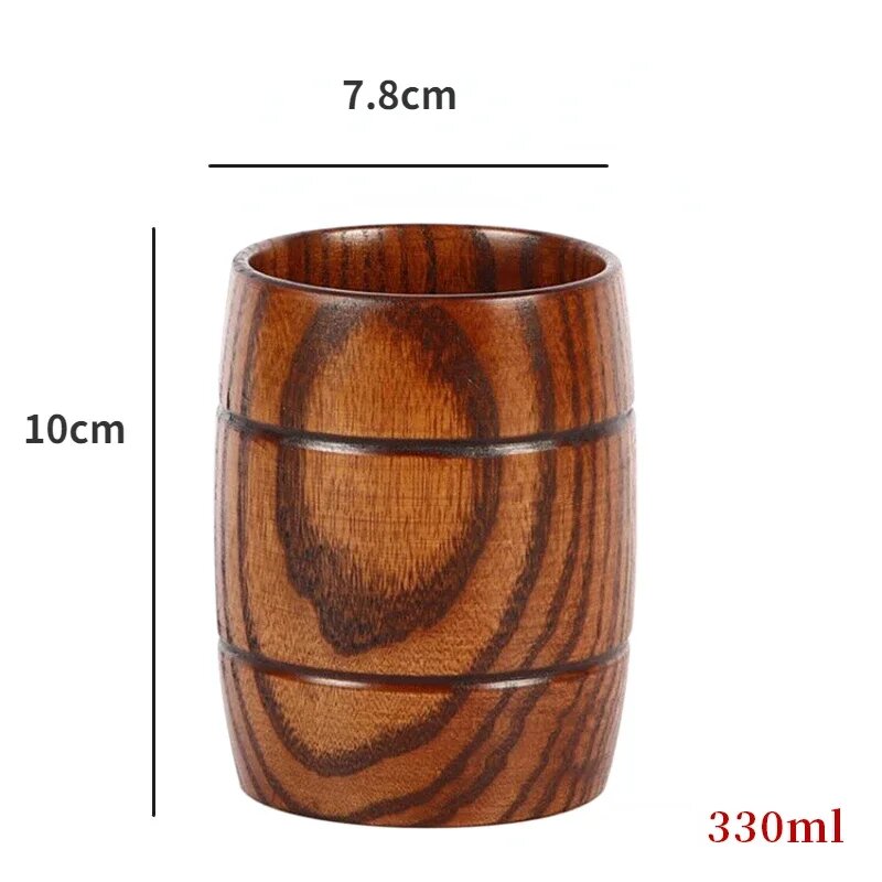 Деревянные чашки для чая 330ml