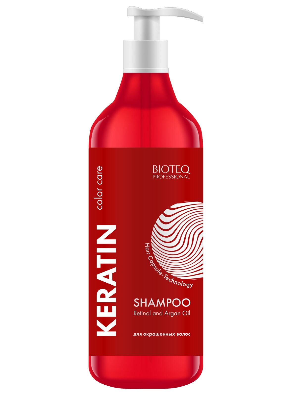 Шампунь для волос Bioteq Keratin, для окрашенных, 750мл
