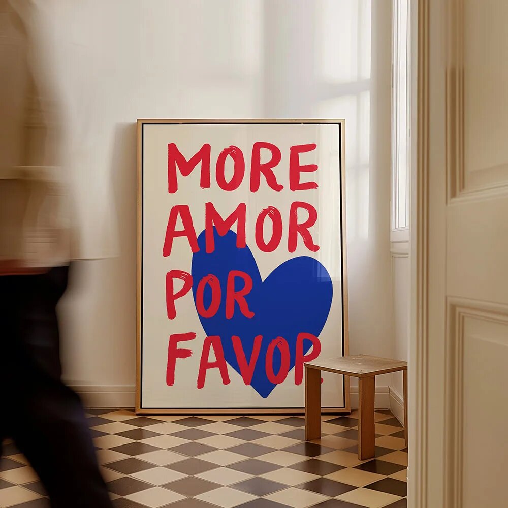 Печать на холсте «More Amor Por Favor»