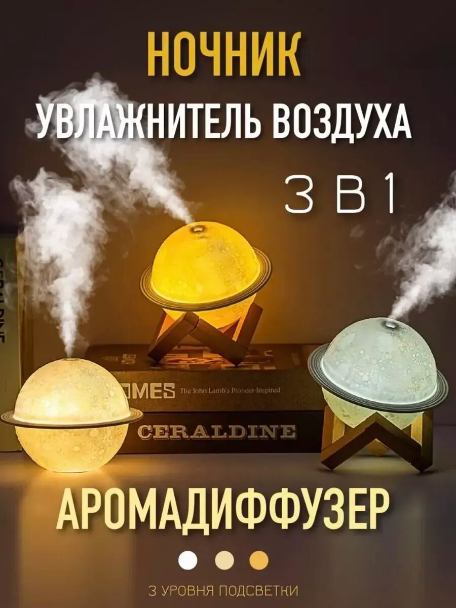 Увлажнитель воздуха ночник аромадиффузор