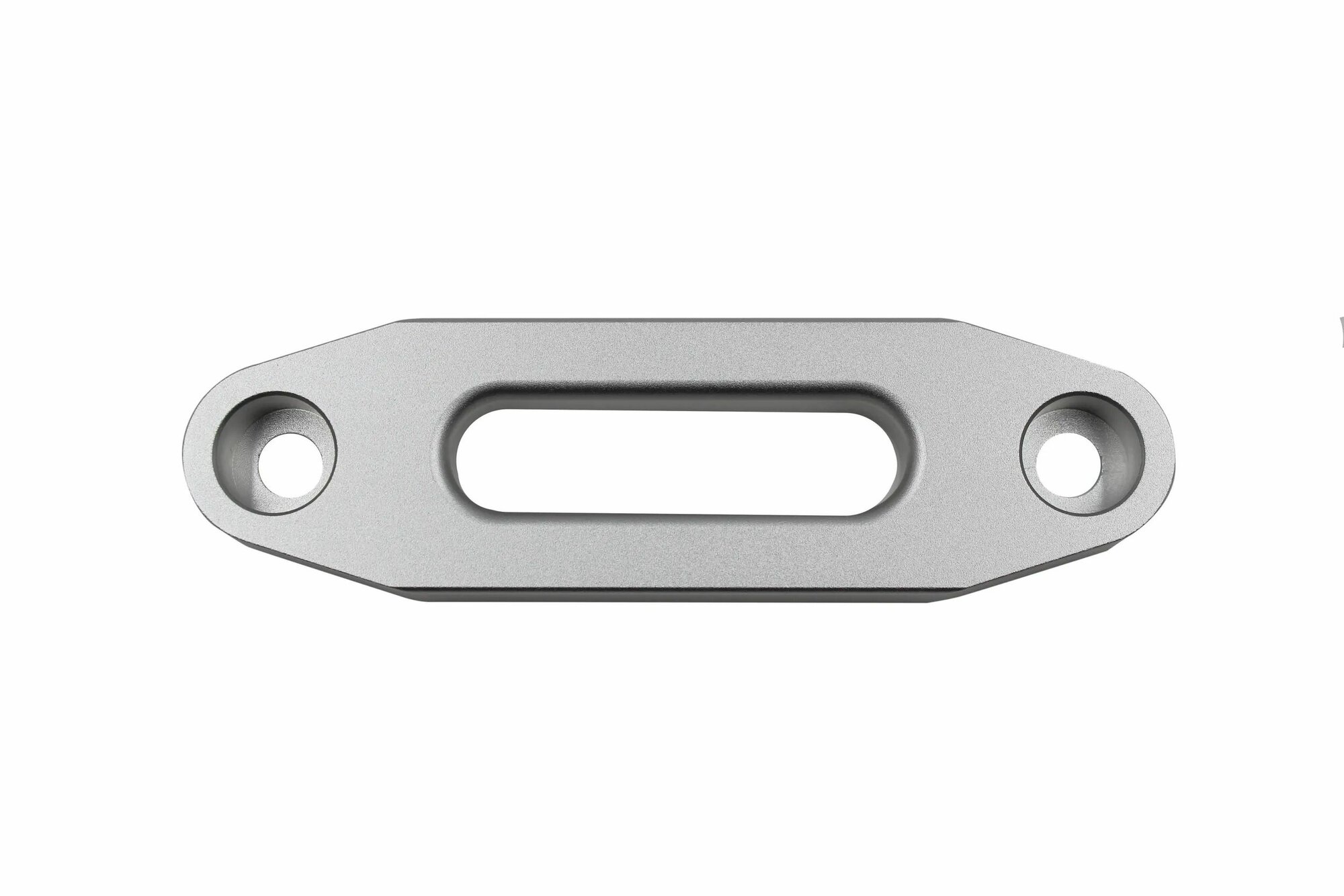 Клюз алюминиевый для лебедки квадроцикла AODES 2500-4000 LBS (серый), 108 мм, для синтетического (кевларового) троса / Клюз для лебедки с синтетическим тросом