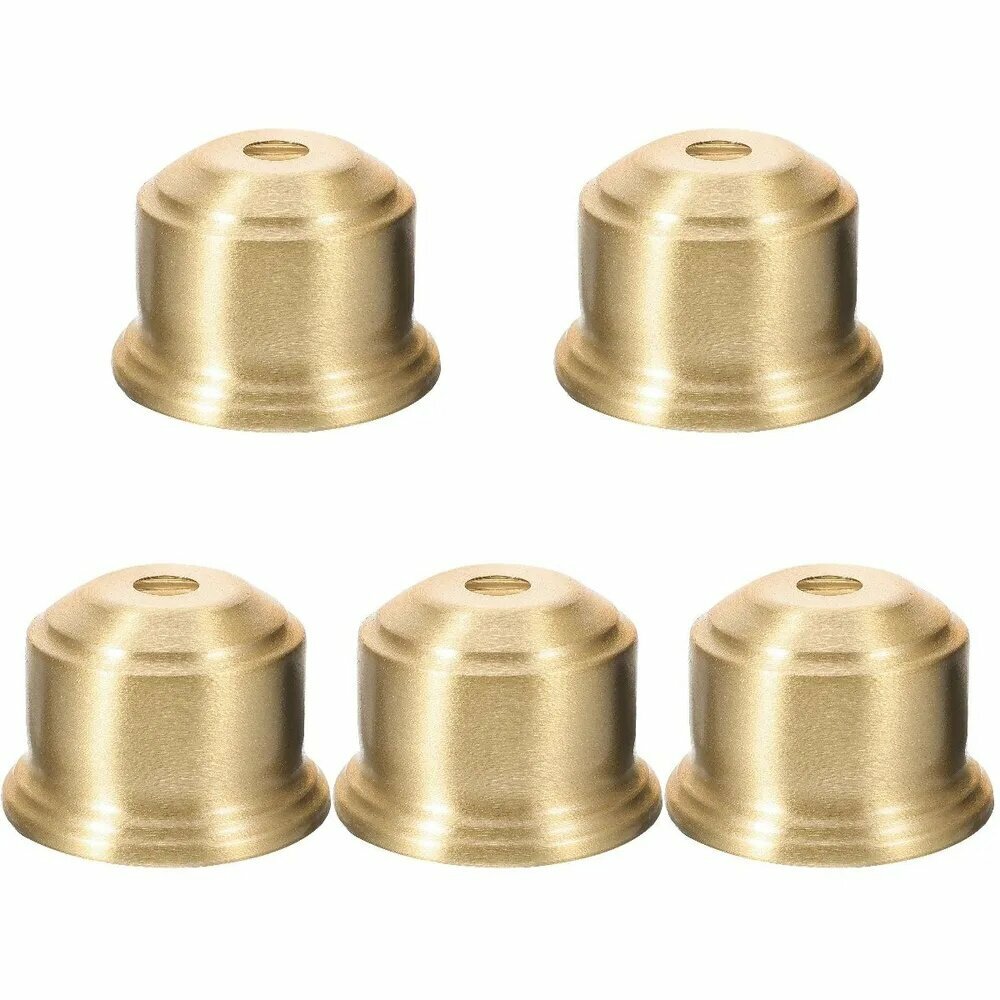 Латунные основания ламп, круглые, набор из 5 штук для крепления абажуров и защиты лампочек