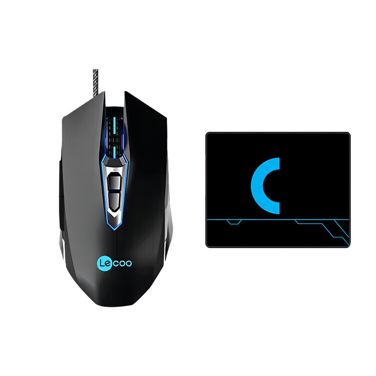Игровая мышь унисекс Lenovo MS107 проводная эргономичная удобная Plug and Play, 5830938