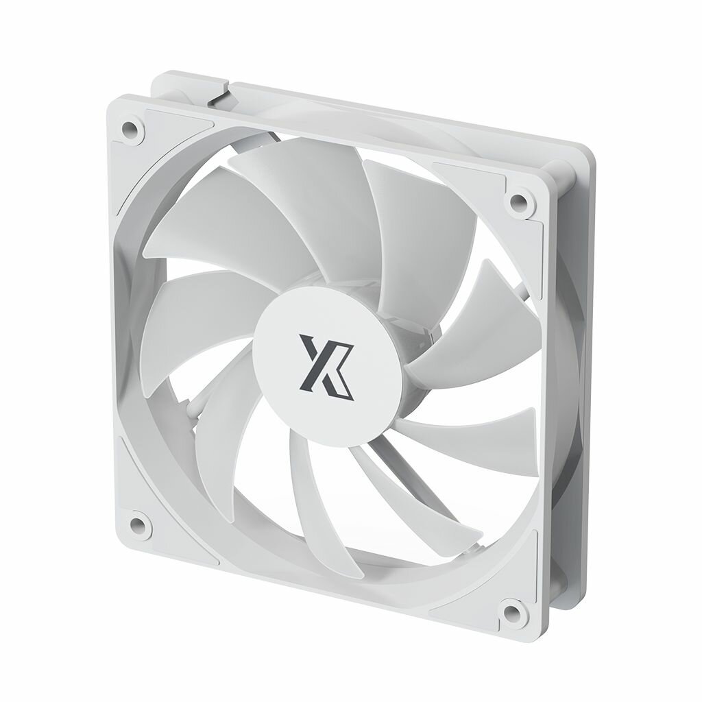 Вентилятор XASTRA FC120W FRGB bulk pack 120x120x25мм (FRGB 6 цветов, 1200 11% RPM, white)